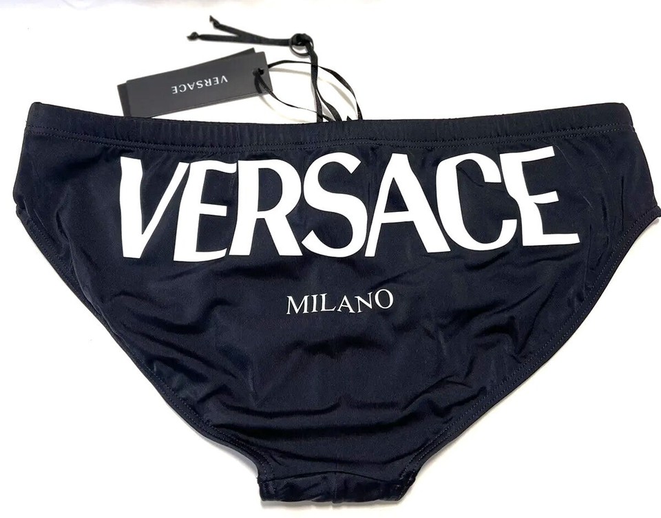 VERSACE MILANO 'Big Logo' Bikini Bathing Swim Suit / Briefs 4 IT M ...