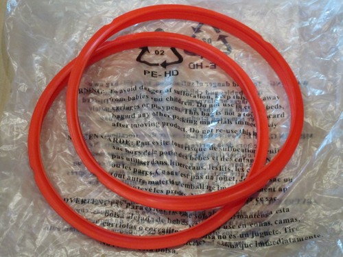 TWO Genuine Instant Pot SEALING RINGS RED 5- & 6-Quart Models | eBay
