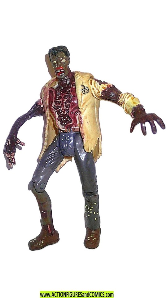 Resident Evil 1998 ToyBiz LAB COAT ZOMBIE CapCom complete video game ...
