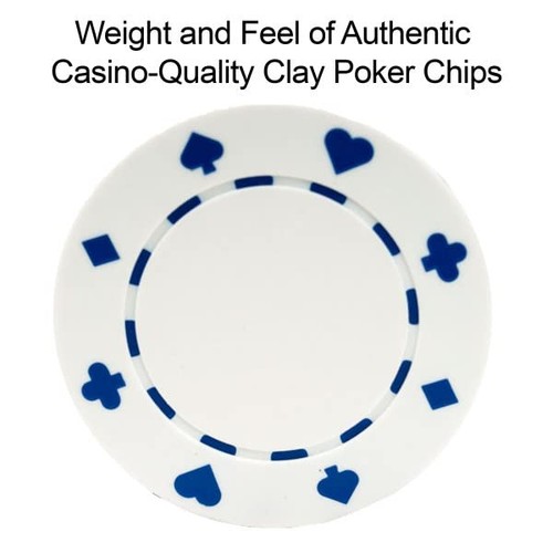 Poker Chips ? 100-Piece Set of 11.5-gram Blackjack Chips with Suited ...