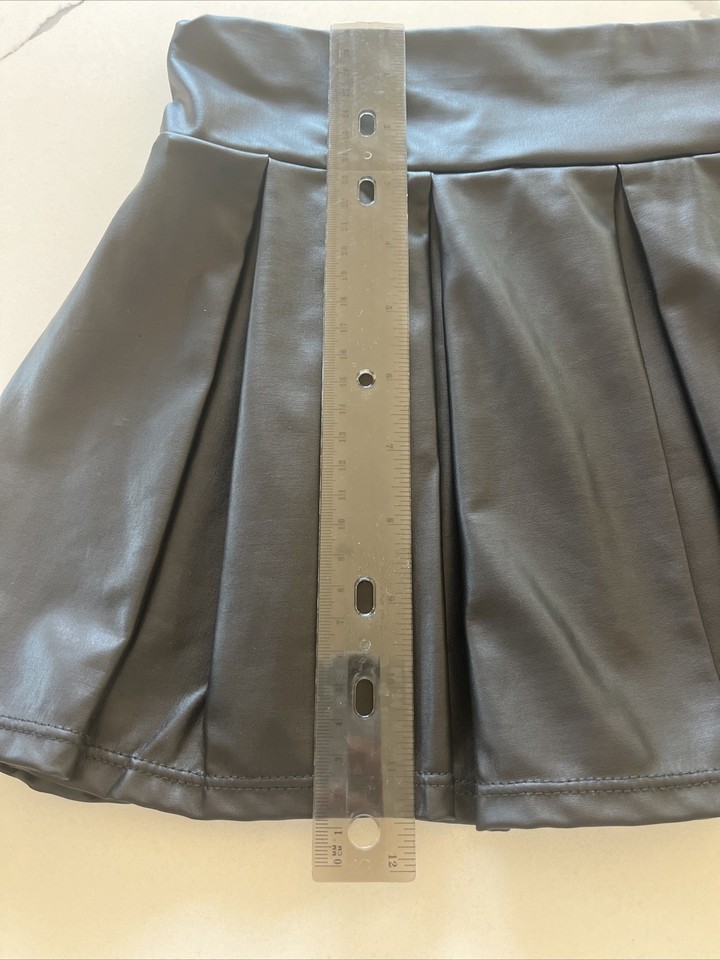 Spencer's Body Rage Mini Skirt Small Goth Pleated Black Cosplay Sexy ...