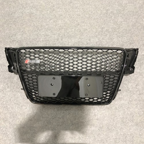 RS5 Style Glossy Black Honeycomb Front bumper Grille For Audi A5 S5 ...
