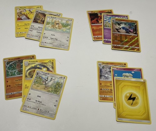 Pokémon Collectible Cards Game Basic Cards, Others, Lot of 12, Look ...