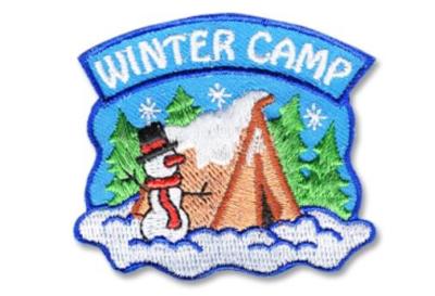 Girl Boy Cub WINTER CAMP Camping Fun Patches Crests Badges SCOUTS GUIDE ...