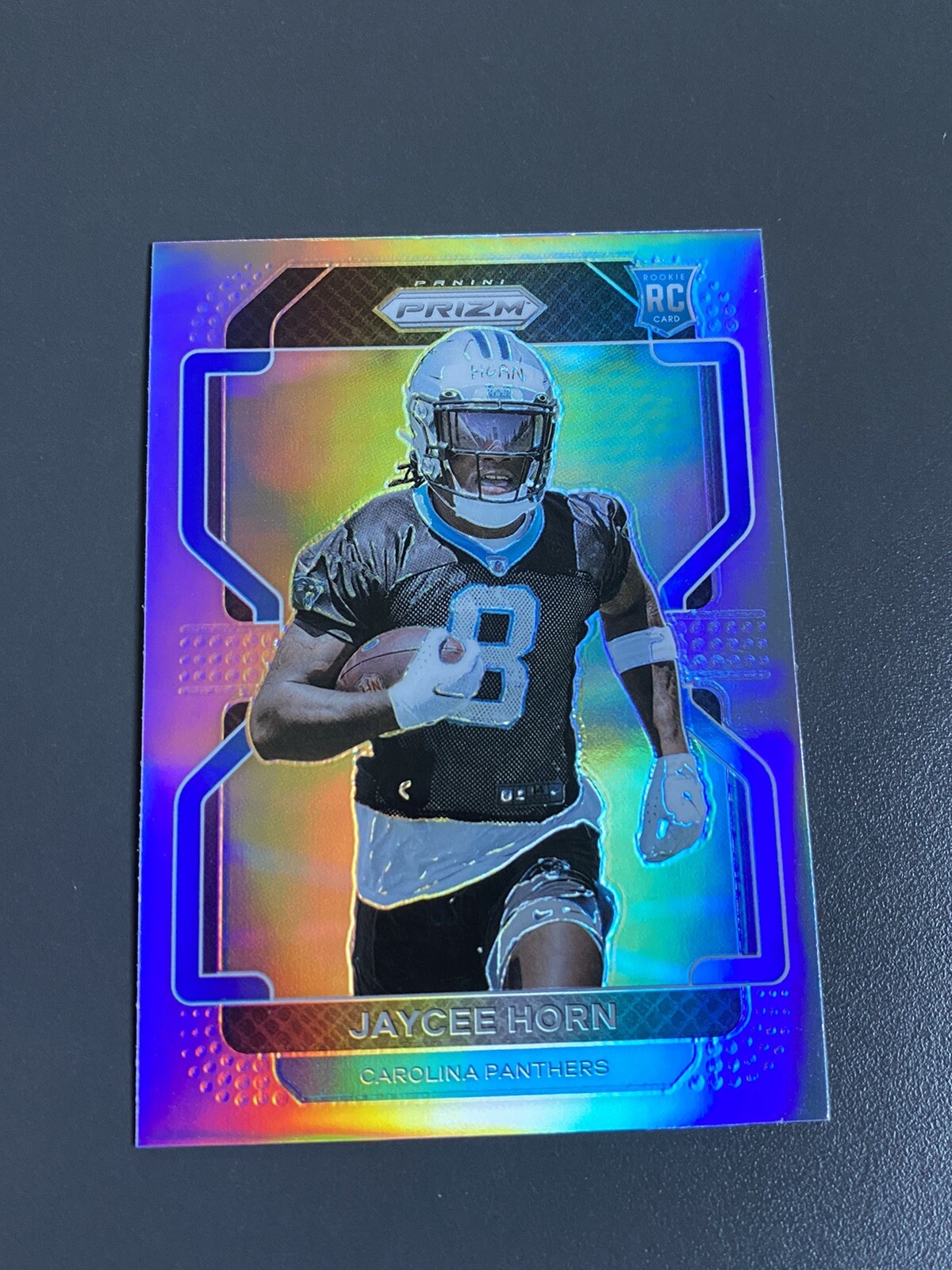 2021 Panini NFL Prizm Jaycee Horn Silver Prizm Rookie RC #373 Panthers ...