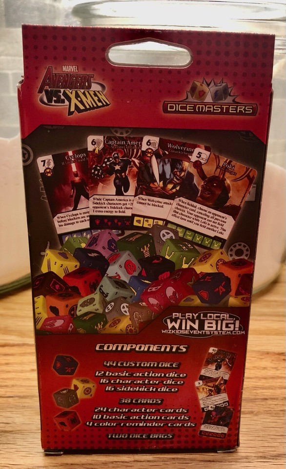 WizKids Dice Masters Marvel Avengers vs. X-Men Starter Set NOV | eBay