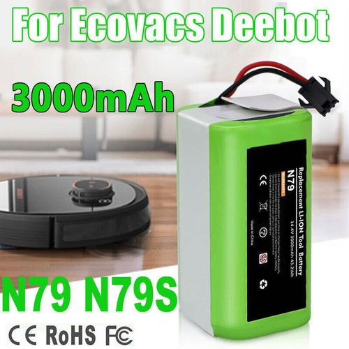 3000mAh Rechargeable Battery For Ecovacs Deebot N79 N79S DN622 500 600 ...