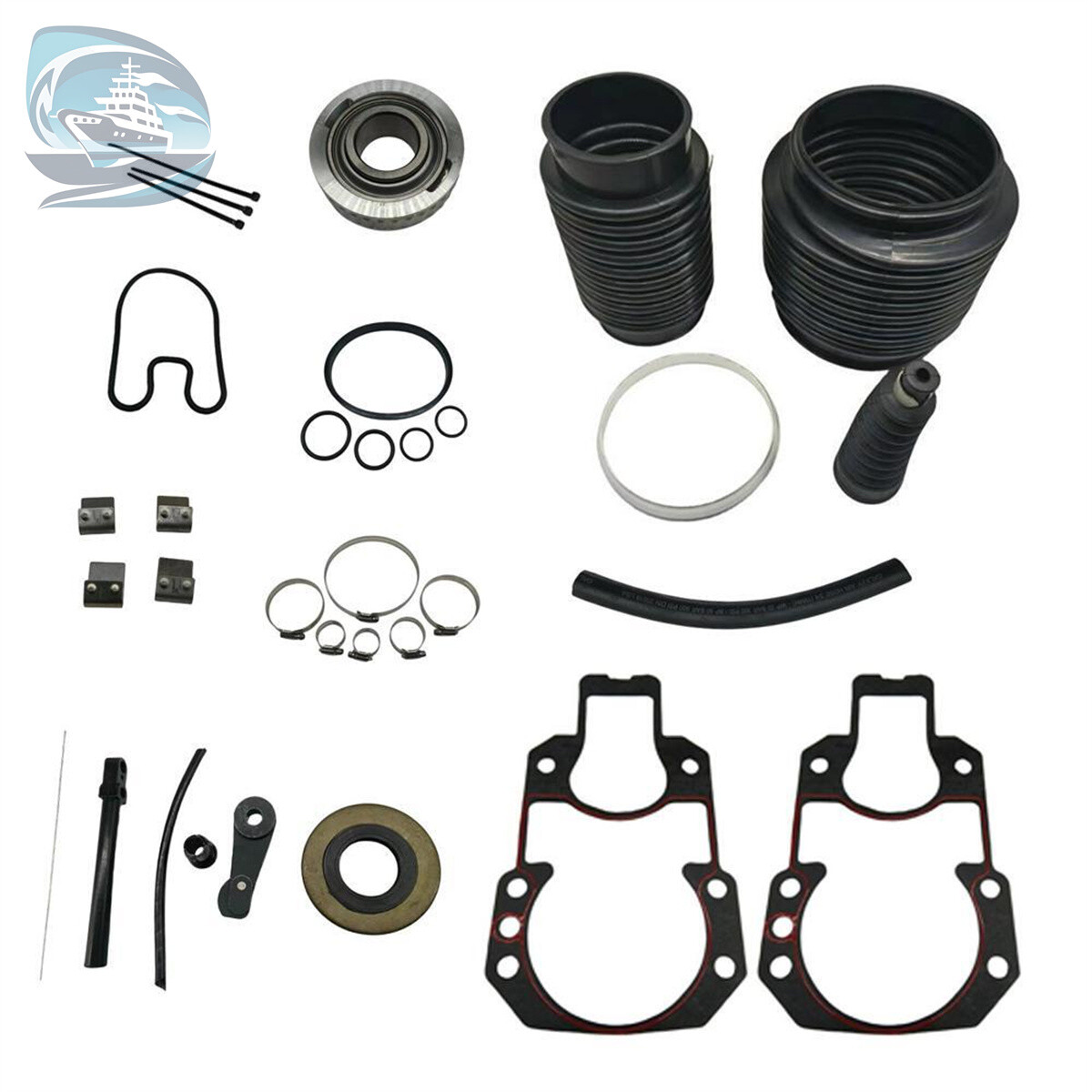 MerCruiser Alpha one 1 Gen 2 two Transom Bellows Repair Seal Kit 30 ...