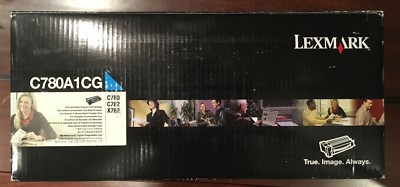 LEXMARK C780A1CG CYAN and C780A1MG MAGENTA toner Cartridges for C780 ...