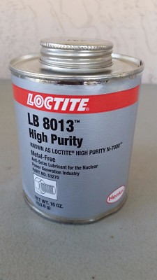 LOCTITE LB 8013 HIGH PURITY METAL FREE ANTI SEIZE LUBRICATE N-7000 16 ...