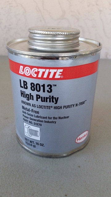 Loctite LB 8013 High Purity Metal Anti Seize Brush Nuclear Grade N7000 ...