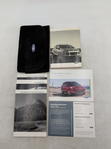 2015 Ford Escape Owner's Manual Guide Book With Quick Reference Guide ...