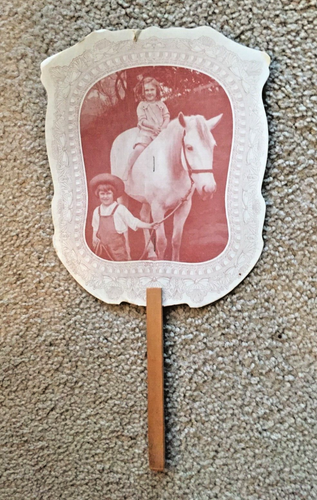 Vintage Advertising Cardboard /Wood Paddle Fans - Set of 2 | eBay