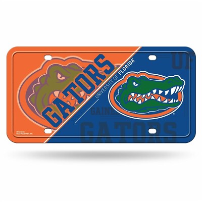 Florida Gators License Plate Metal Auto Tag NCAA Blue 6" X 12" | eBay