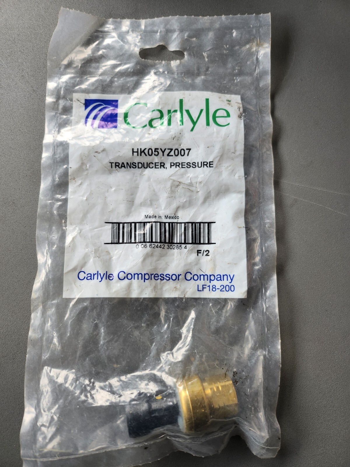 Carrier HK05YZ007 Pressure Transducer | eBay
