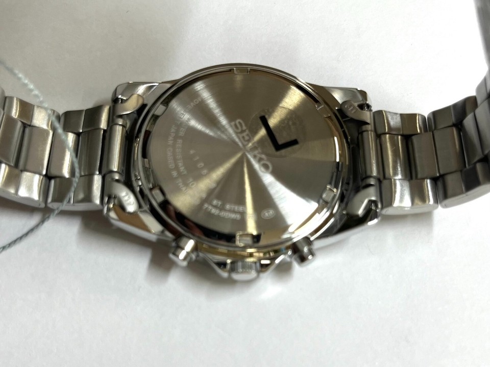 SEIKO SEIKO SPIRIT SBTQ045 Chronograph Men's Watch 10 BAR Red New in ...