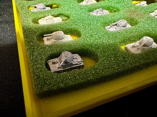 War Gaming Miniatures Armor - 6MM TANKS ARMOR 1/285 Micro Armor C in C ...