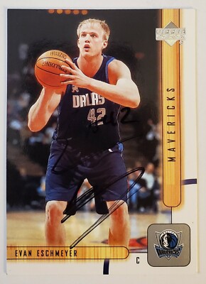 Evan Eschmeyer Signed 2002 Upper Deck #262 Card Dallas Mavericks NBA ...