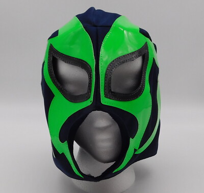 Shocker Blue Adult Wrestling Mask Wrestler WWE Lucha Libre AAA AEW WWE ...