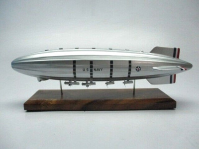 USS Akron ZRS-4 Blimp Desktop Replica Mahogany Kiln Dried Wood Model ...
