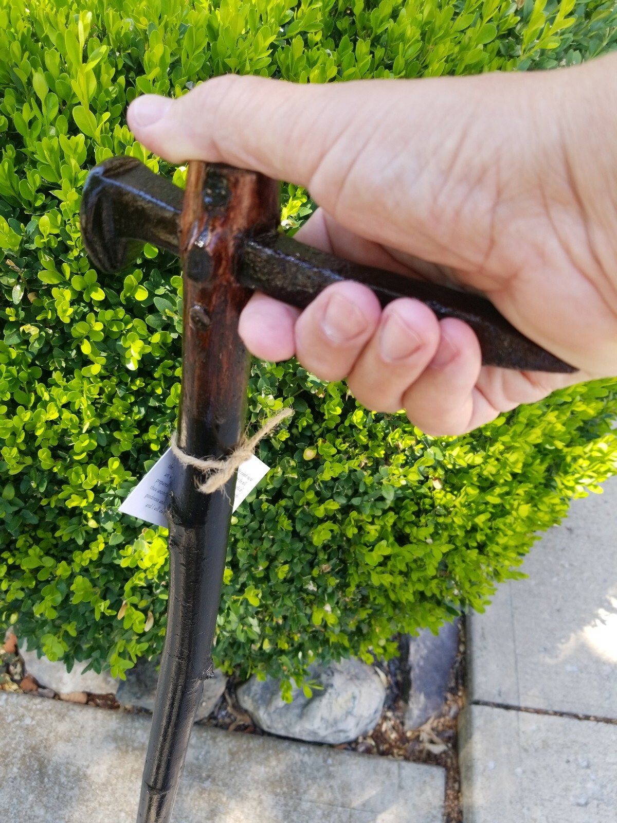 38" Rail Road Spike Shillelagh Celtic Walking Cane St… - Gem