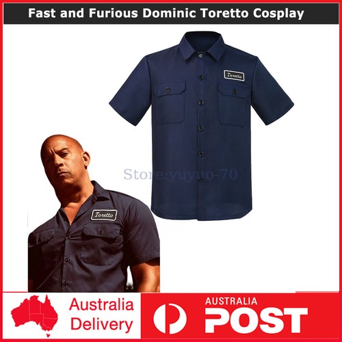 Fast and Furious Dominic Toretto Cosplay Costume Shirt Halloween Tricky ...