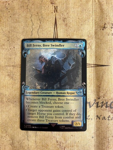 Bill Ferny, Bree Swindler (Silver Foil) - Carte MTG Le Seigneur Des ...