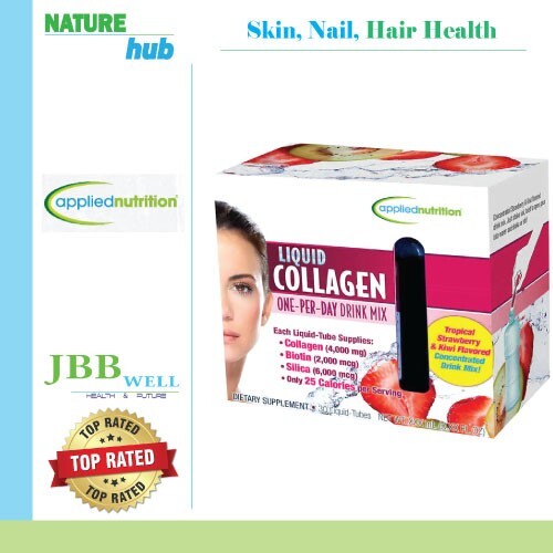 Applied Nutrition Liquid Collagen Drink Mix 4000 Mg., 30 Tubes Daily ...