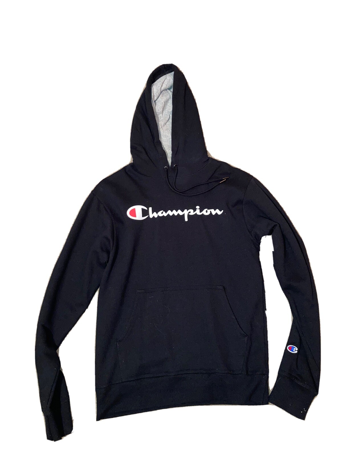 champion authentic athleticwear small hoodie Black Almost Perfect | eBay