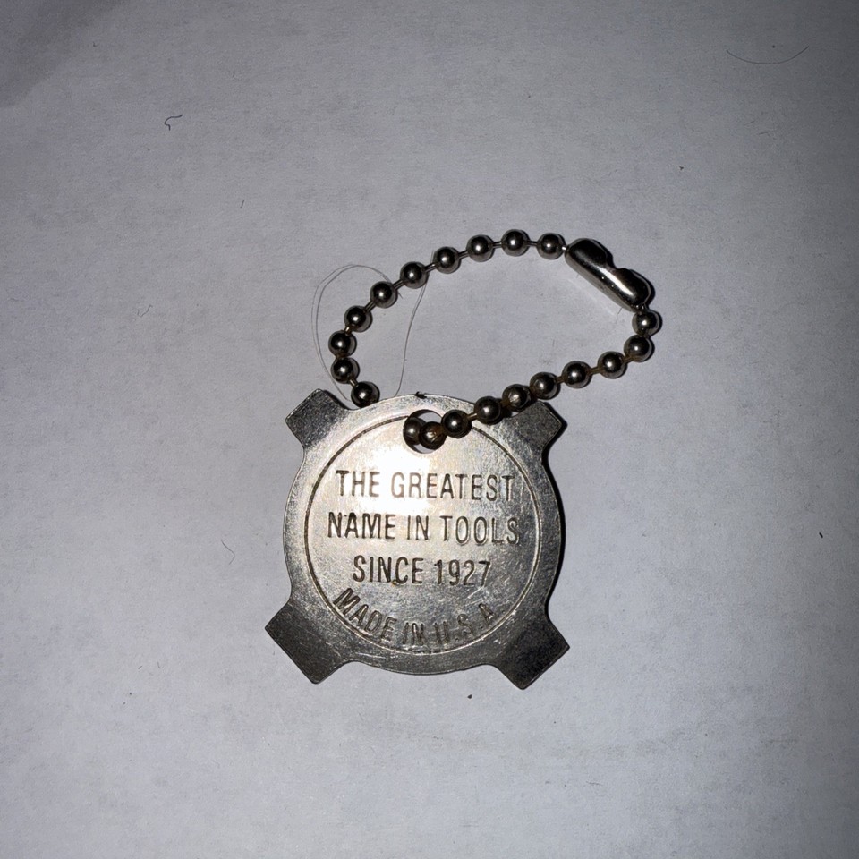 VINTAGE CRAFTSMAN 9-4160 Spark Plug Gap Tool Made in USA Keychain C ...