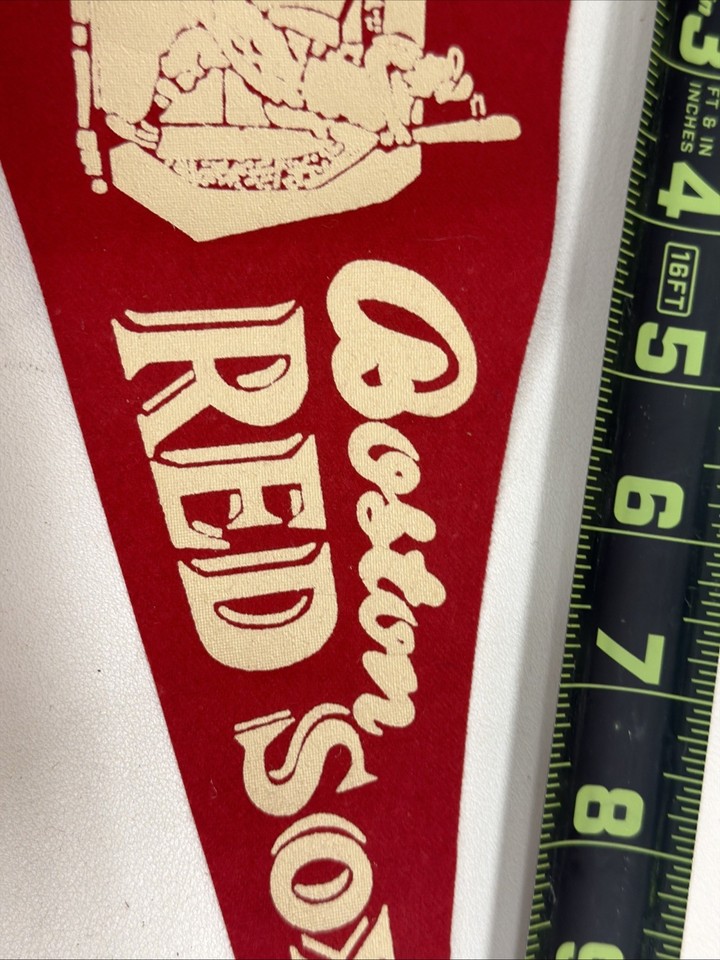 1960’s Boston Red Sox Massachusetts Baseball Mini Pennant 5x12 Inches ...