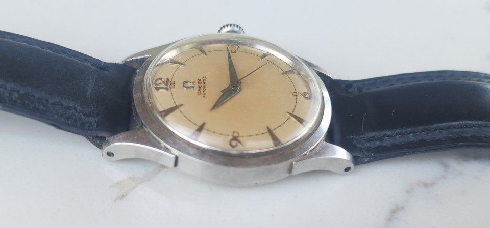 Vintage Omega Automatic Bumper Ref 2635 Cal 351 Men's 1952 Stainles ...