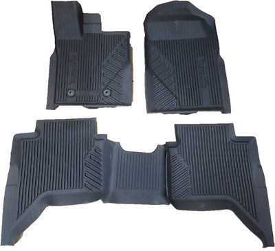 NEW OEM 2024 Ford Ranger RAPTOR All Weather Contour BLACK Floor Mats w ...