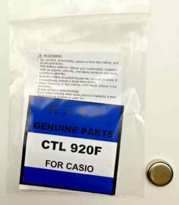 Panasonic CTL920 CTL920F Battery Casio G-Shock Edifice Atomic Wave ...