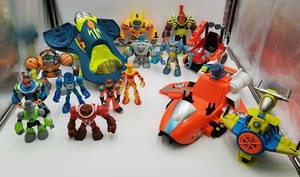 FISHER PRICE PLANET HEROES LARGE LOT OF ACTION FIGURES AND VEHICLES 2007 | eBay