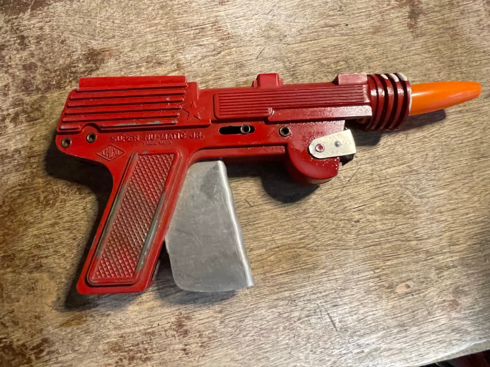 Super NU-MATIC JR LMCO Metal Cap Gun WORKS—Vintage— Toy USA 5.5" | eBay