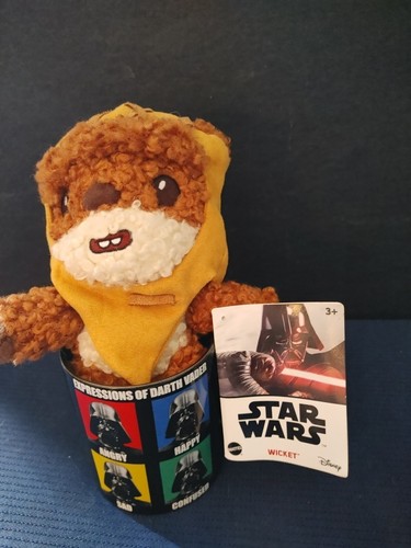 Disney Star Wars 8" WICKET Ewok NWT and Expressions of Darth Vader mug ...