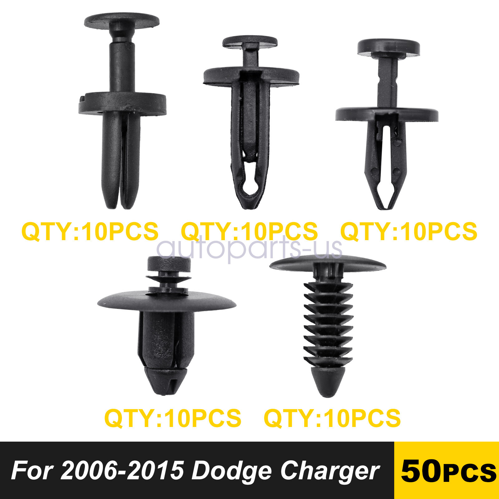10134407 6030441 for Dodge Charger 06-14 Retainer Fastener Push Rivet ...