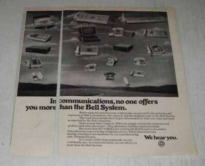 1974 Bell Telephone Ad - No One Offers You More | eBay