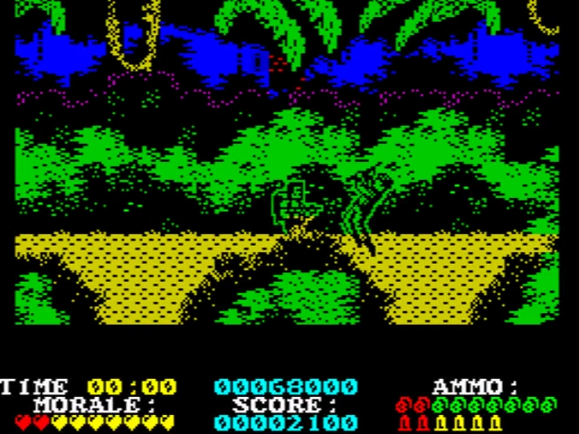Sinclair ZX Spectrum 48K Game - PLATOON - Hit Squad - Tested & Working ...