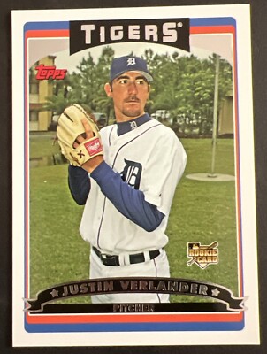 2006 Topps - JUSTIN VERLANDER - Rookie Card #641 - RC | eBay