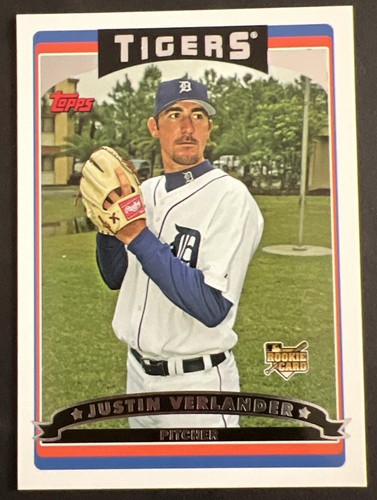 2006 Topps - JUSTIN VERLANDER - Rookie Card #641 - RC | eBay
