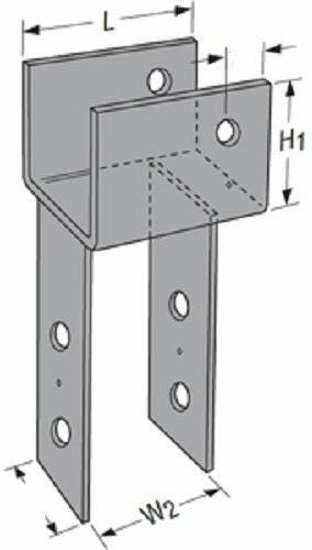 Simpson Strong-Tie ECC44 Column Cap 4X Beam, 4X Post 6 Pk | eBay