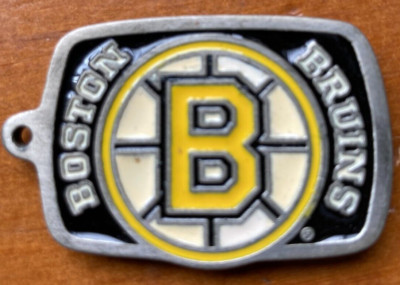 Vintage Boston Bruins Authentic NHL Pewter Key Chain 1991 Pendant Only ...