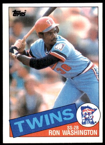 1985 Topps Ron Washington Baseball Cards #329 | eBay