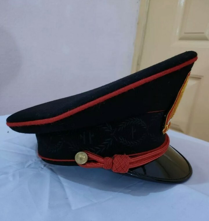 WW2 WWII ITALIAN FASCIST OFFICER VISOR / HAT / CAP Reproduction | eBay