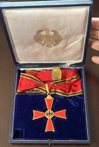 Rare Vintage German Order of Merit in Case Collar Knight's Cross Medal ...