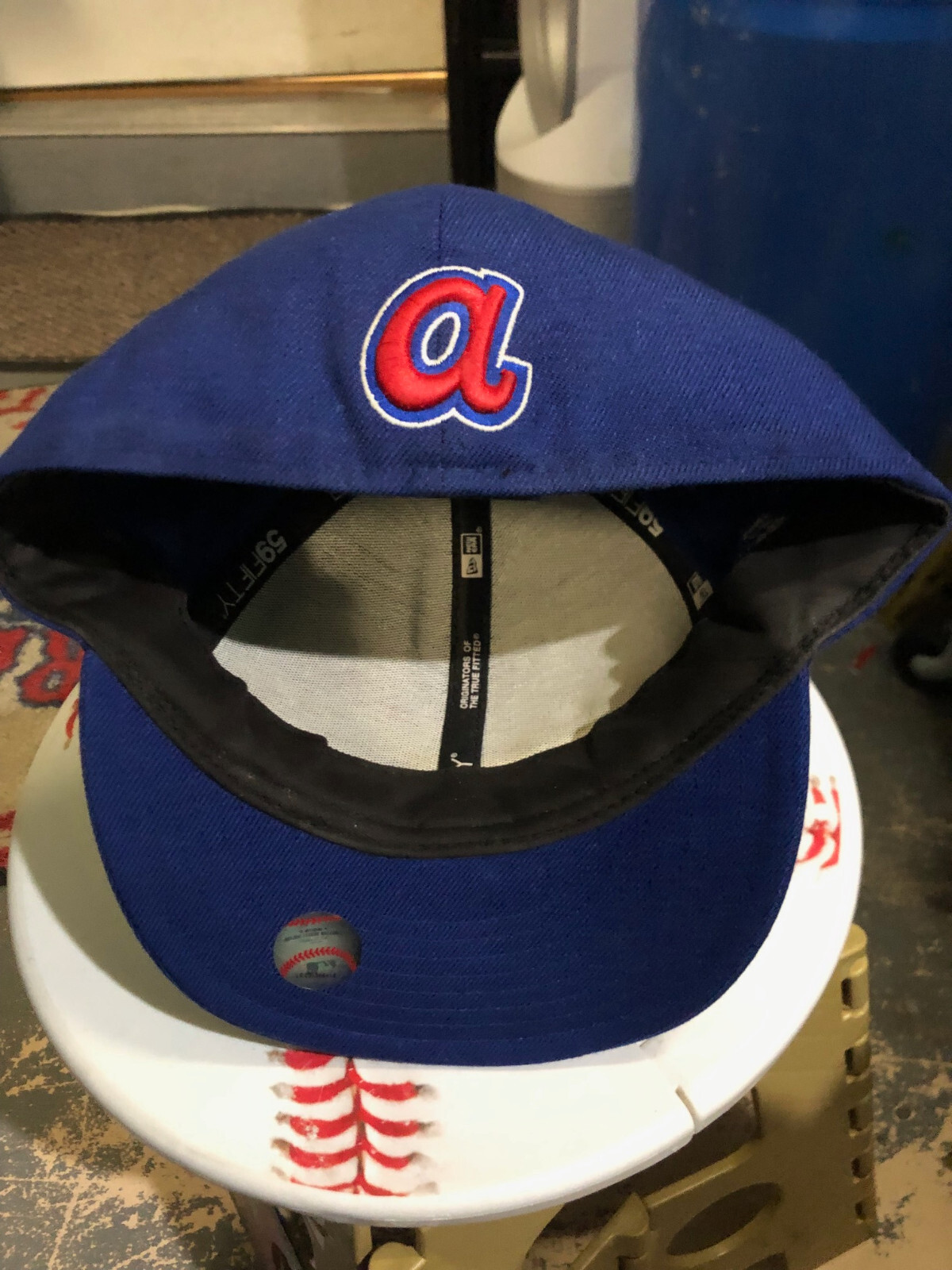 Atlanta Braves MLB Screaming Chief Noc-A-Homa Cooperstown Fitted Hat ...