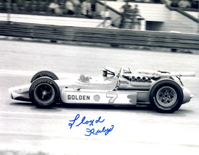 LLOYD RUBY AUTOGRAPHED INDY 500 8 X 10 PHOTO | eBay