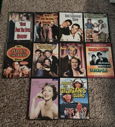 Comedy DVD Movies Lot of 10 Classics, 3 Episodes SEALED New Flat DVDS ...